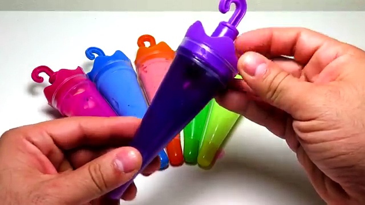 Learn Colors with Gooey Slime Surprise Toys Teletubbies Disney Princess ...