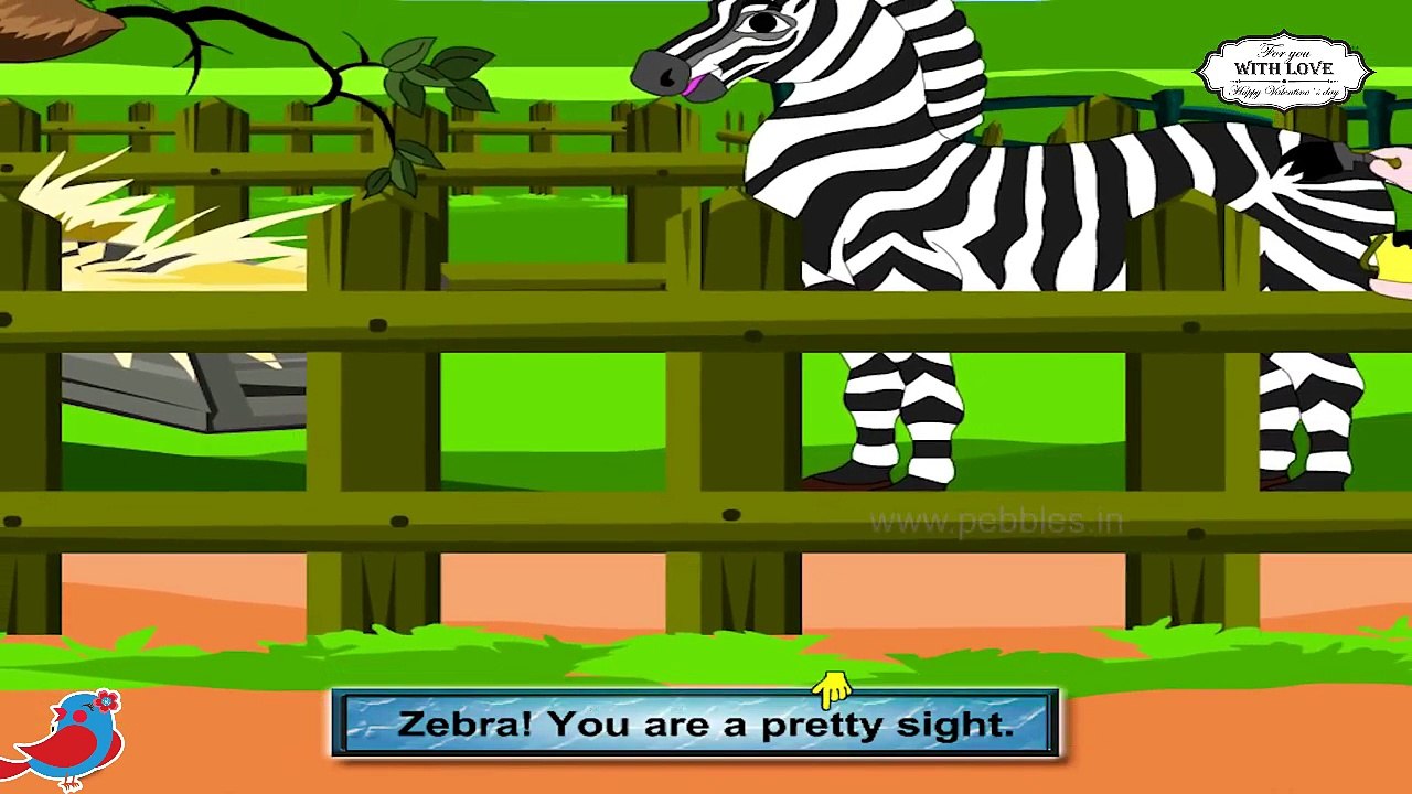 Zebra Prancing in the Zoo Rhymes || Nursery Rhymes Videos || Rhymes Of ...