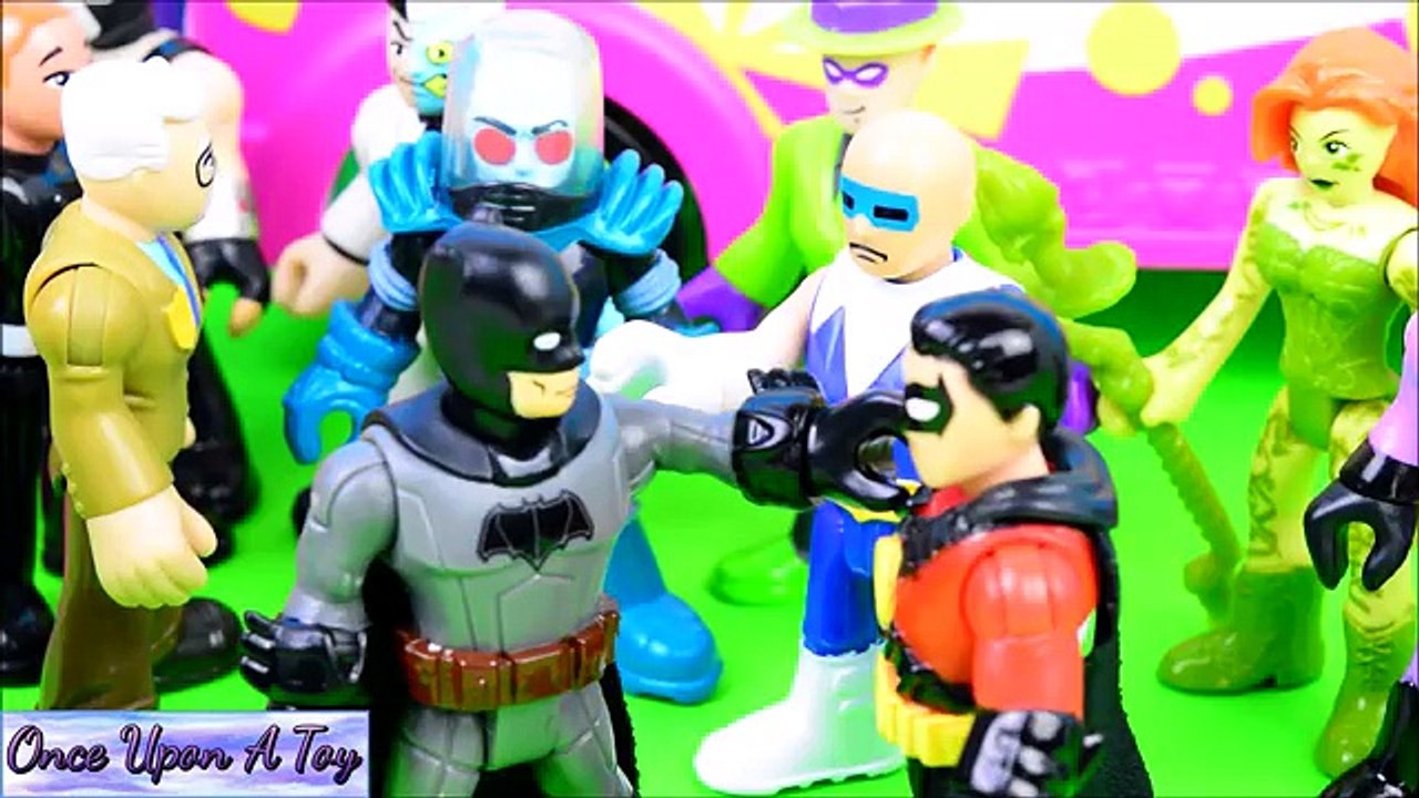 Imaginext Batman and Robin Red Hood Mr Freeze Captain Cold Ice Cream ...