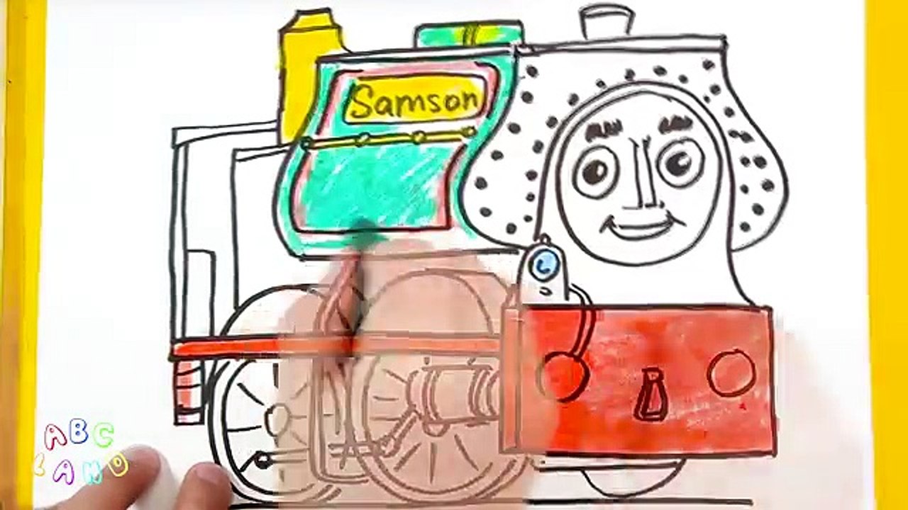 How to Draw Samson ♦ Thomas and Friends ♦ Drawing and Colors Learning ...