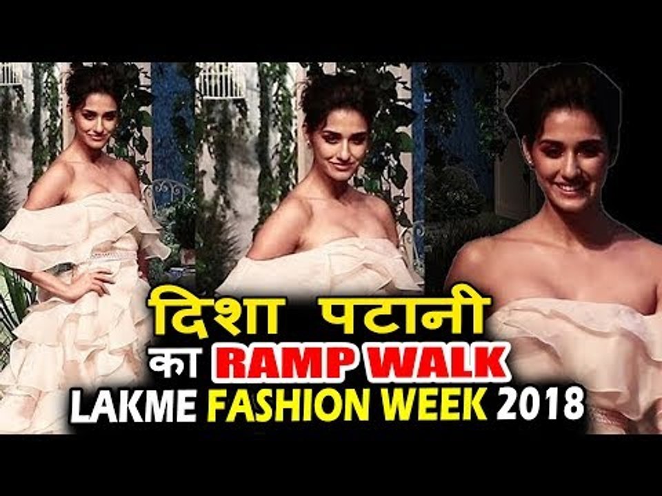 Gorgeous Disha Patani ने किया Ramp Walk | Lakme Fashion Week 2018 | # ...