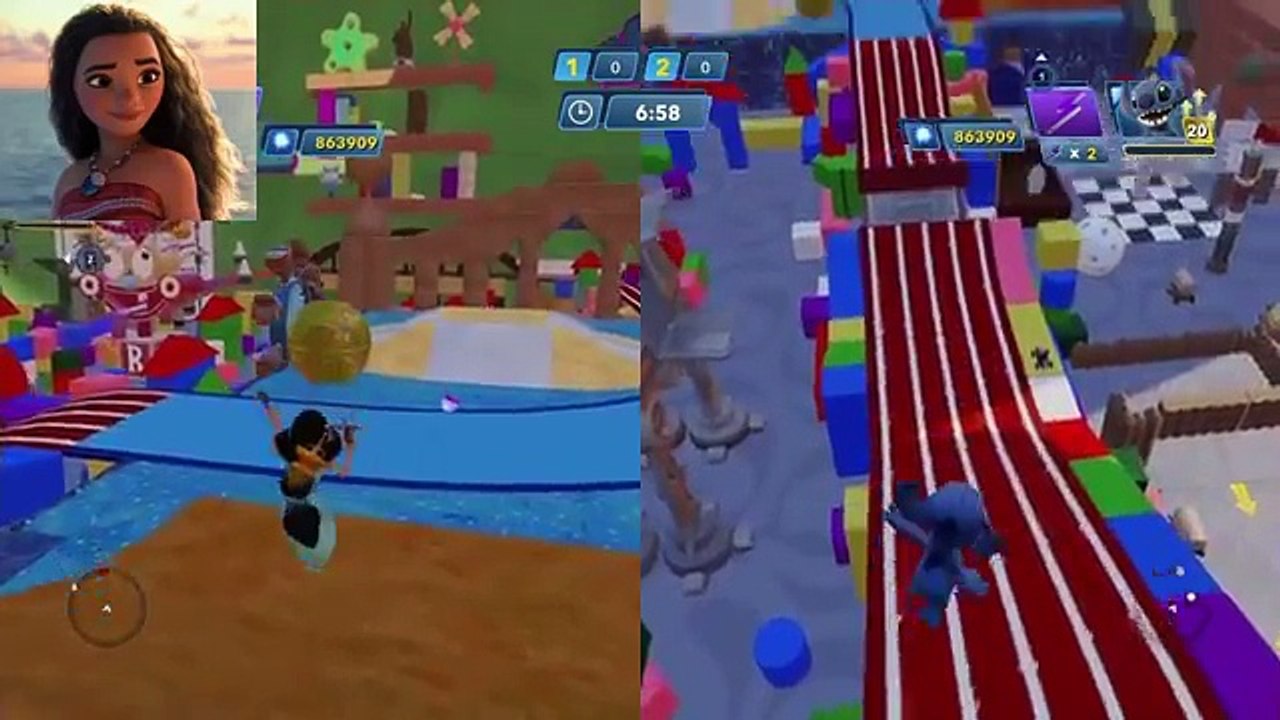 Disney Infinity 3.0 Moana vs Stitch Awesome Battle - video Dailymotion