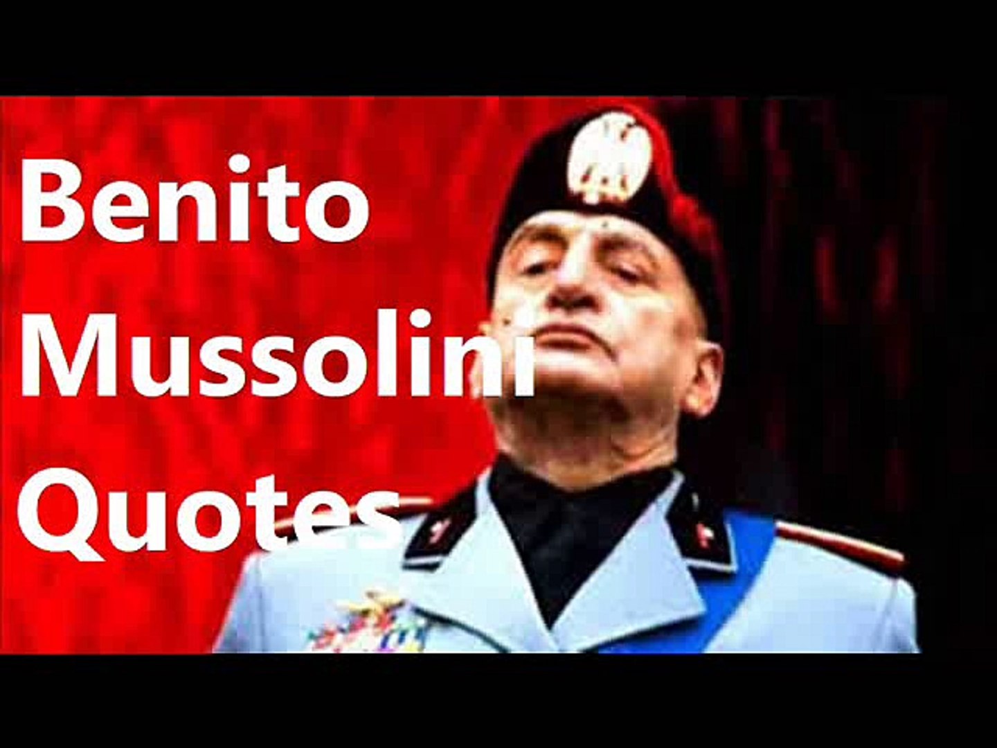 Mussolini Quotes