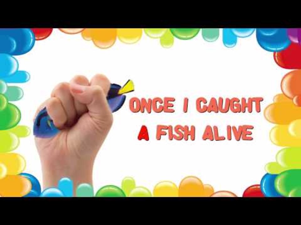 One, Two, Three, Four, Five Once I Caught a Fish Alive | Kids Sing-a ...
