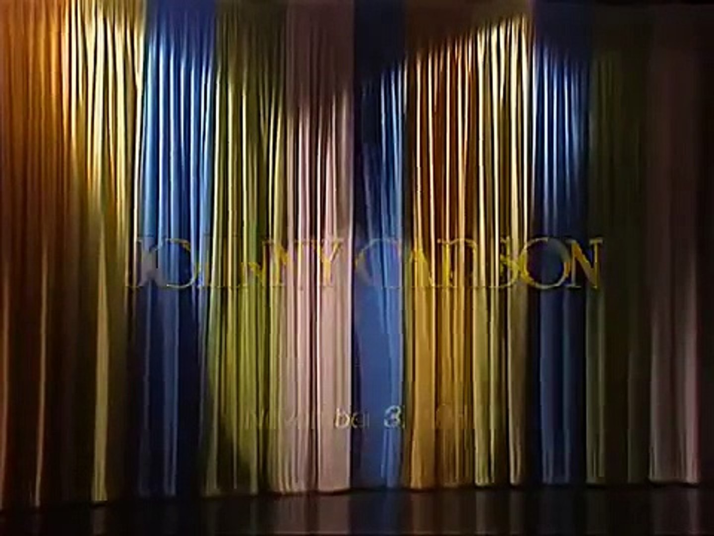 Johnny Carson Tonight Show Curtains