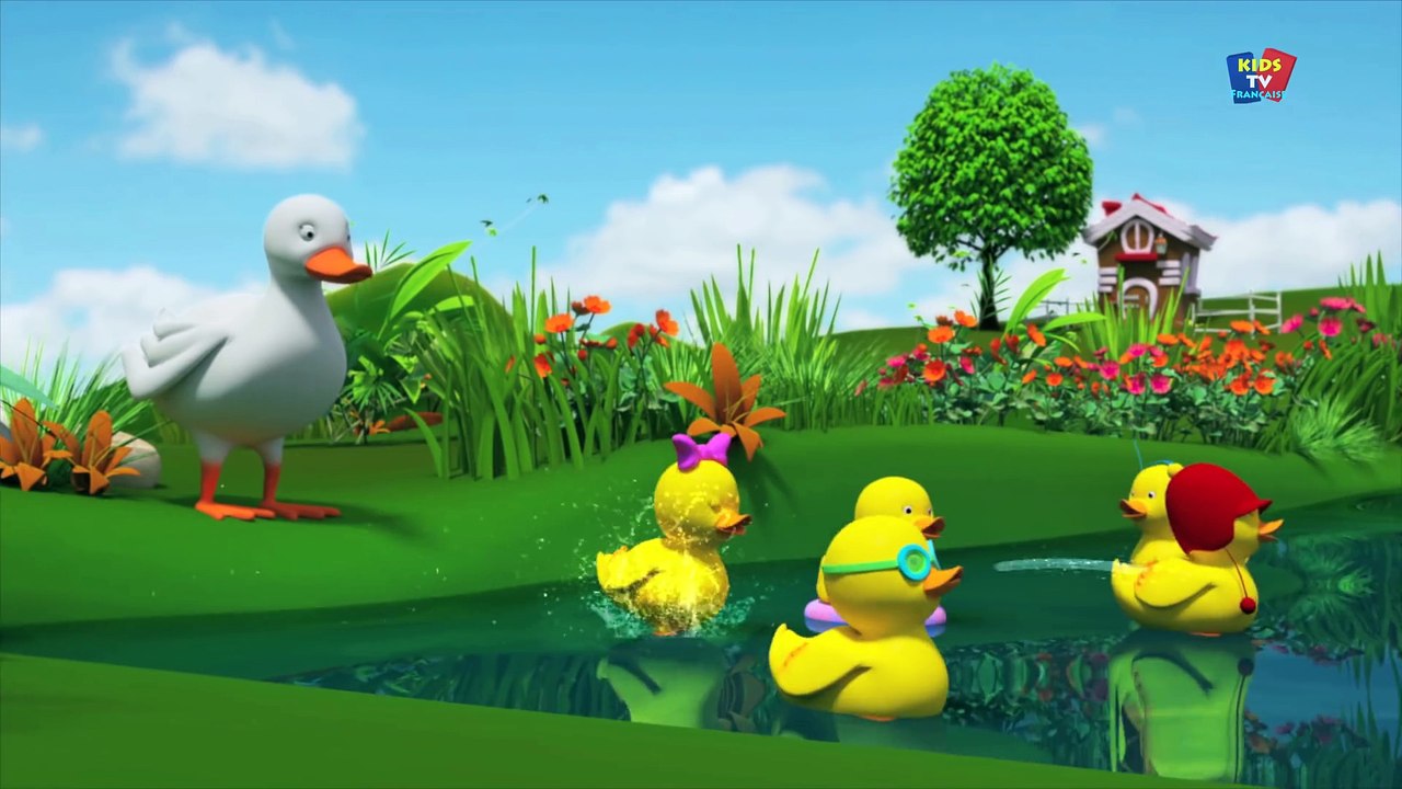 cinq petits canards - rime pour les enfants - nursery rhyme - chanson ...