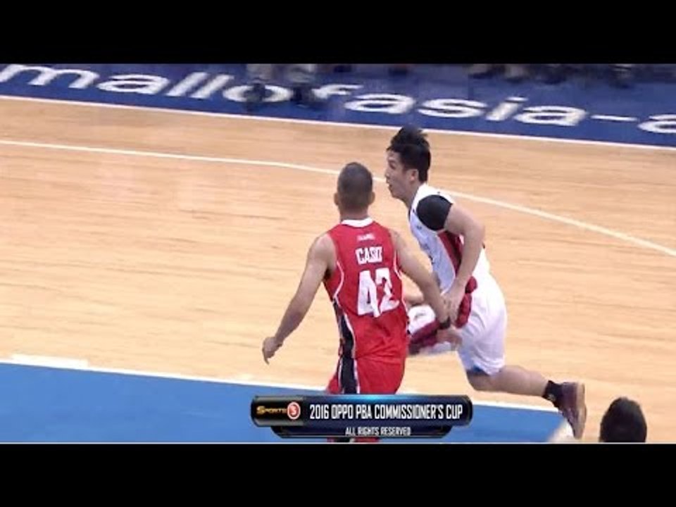 Raffy Reyes goes over Casio | PBA Commissioner's Cup 2016 - video ...