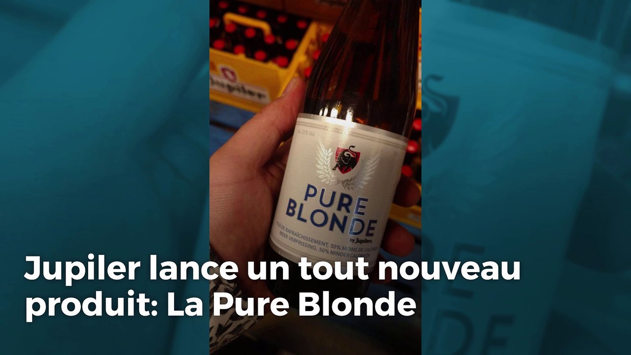 La Pure blonde: Jupiler lance un tout nouveau produit - Vidéo Dailymotion