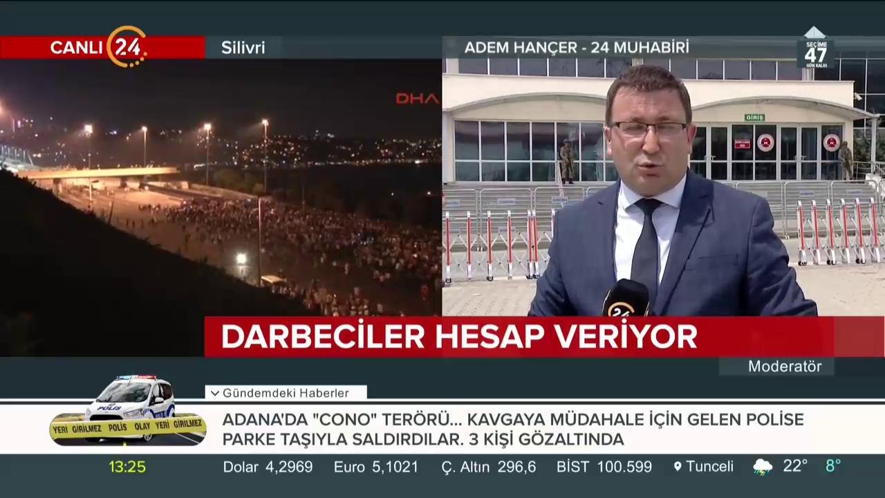 İstanbul'da darbe davaları görülüyor - Dailymotion Video