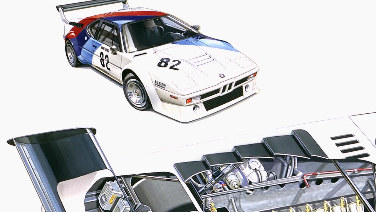 40 years of BMW M1 - Technical Drawing - video Dailymotion