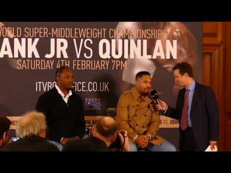 Lennox Lewis and Andre Ward at the Eubank V Quinlan Presser - video ...