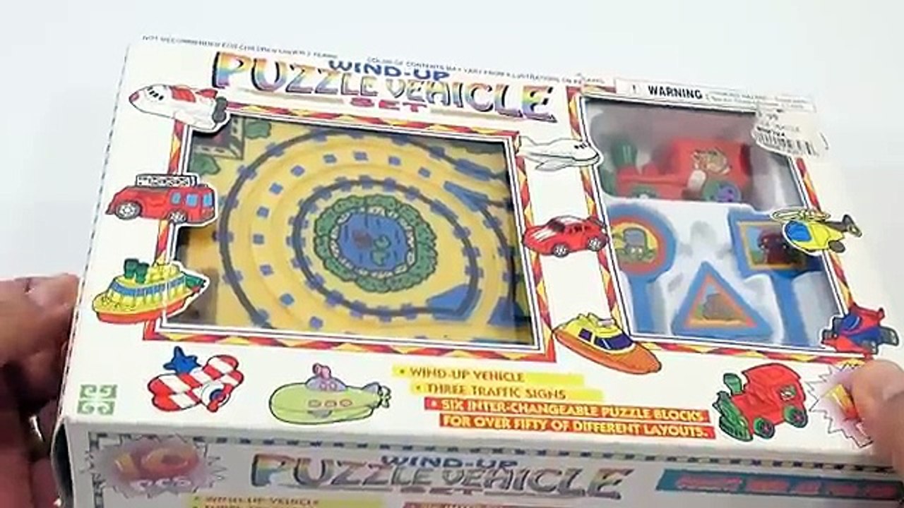 Wind-Up Puzzle Vehicle Toy Train Set! - video Dailymotion
