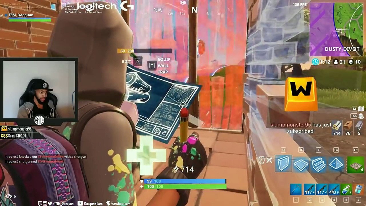 MYTH Beat Hamlinz, Daequan Rage & Quit! Fortnite Battle Royale #1 ...