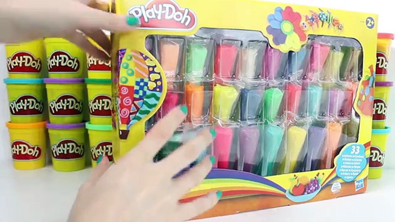 Play Doh Ultimate Rainbow Pack Unboxing - Learn Numbers w/ Play Doh ...