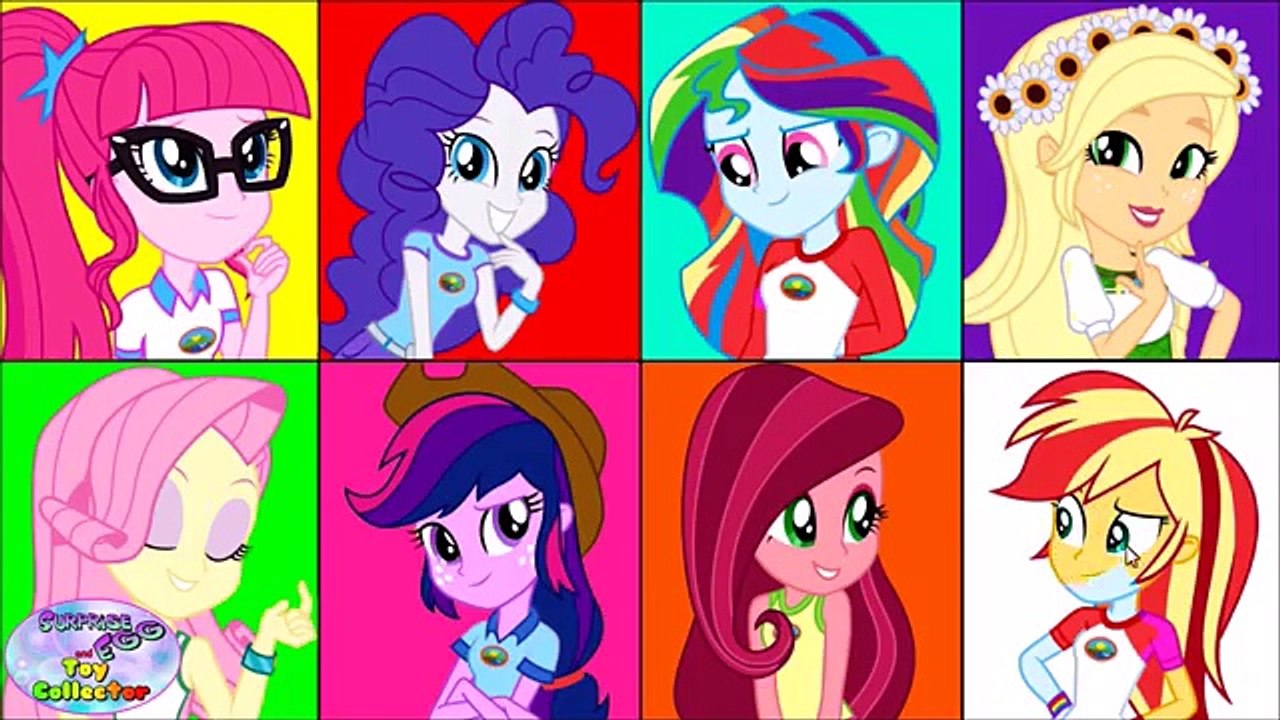 My Little Pony Equestria Girls Color Swap Mane 6 Transforms MLP ...