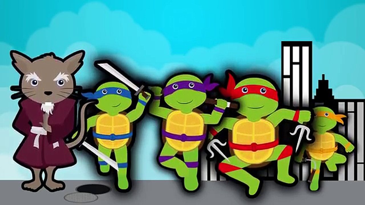 Daddy Finger Song TEENAGE MUTANT NINJA TURTLES TMNT Leonardo ...
