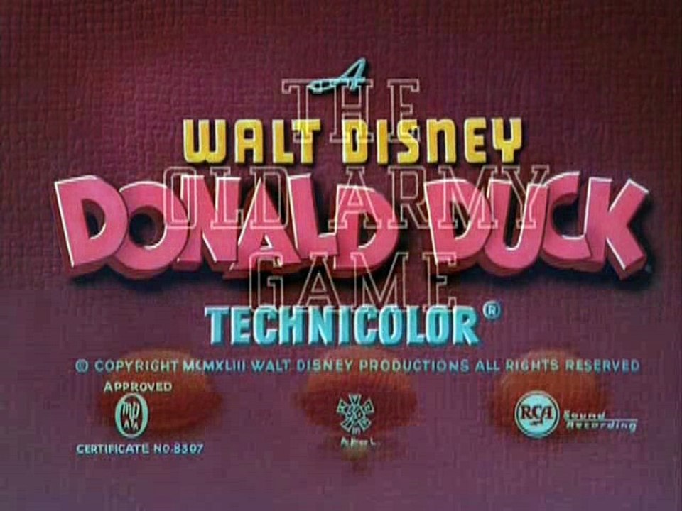 Donald Duck - The Old Army Game (1943) - video Dailymotion