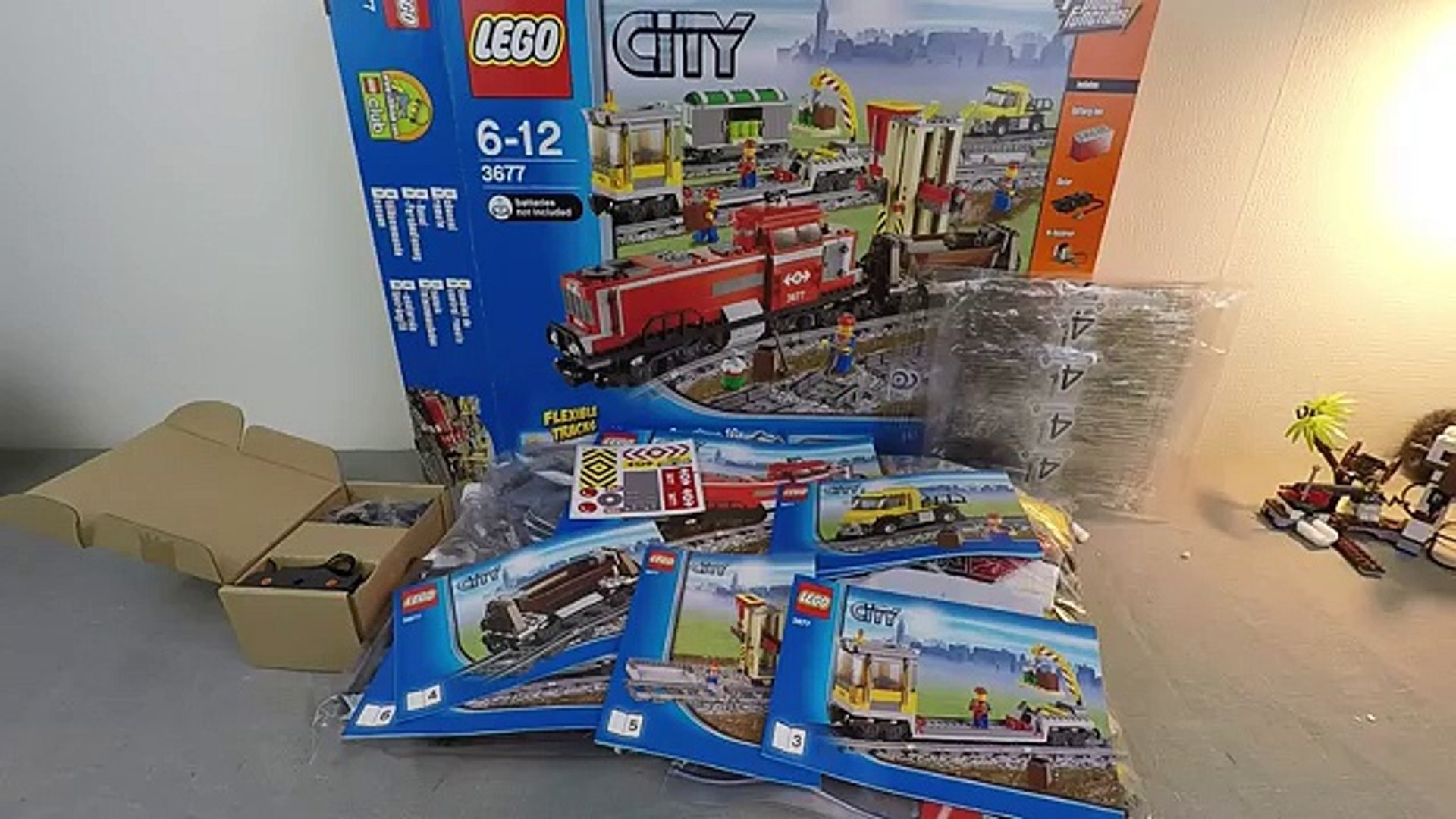Lego City Red Cargo Train