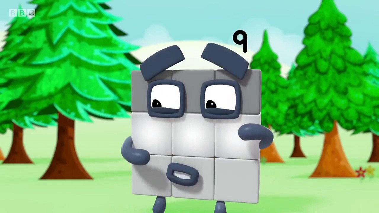 Numberblocks Nine (S01E19) 2017 learn the number Preschool - video ...