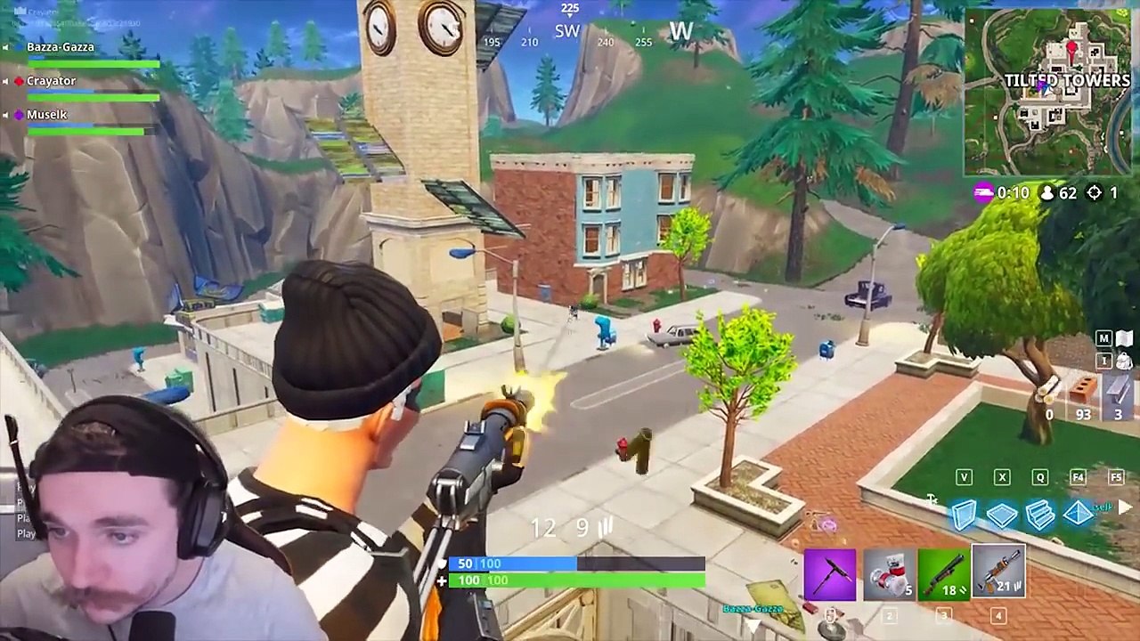 Muselk vs Bazza vs Crayator - Fortnite Battle Royale - Dailymotion Video