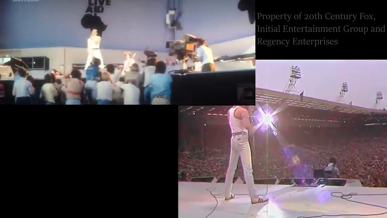 Bohemian Rhapsody : Live Aid 1985 compared to the Live Aid scene in the ...
