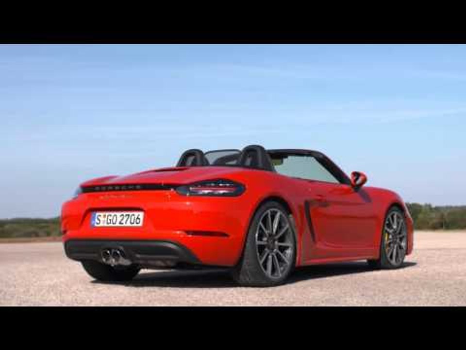 Porsche 718 Boxster S in Lava Orange Design | AutoMotoTV - video ...