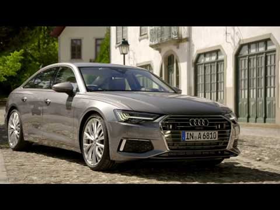 The new Audi A6 in Taifun Grey Exterior Design - video Dailymotion