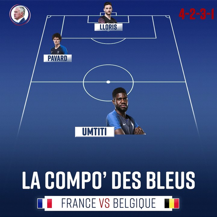 France-Belgique: la compo' des Bleus - Vidéo Dailymotion