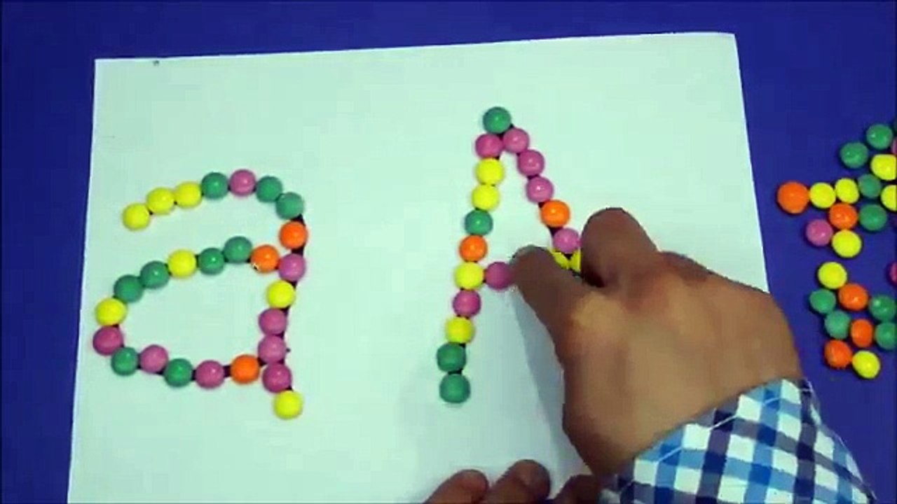 ABC Candy Party! Learn The Alphabet with Candy! Surprise Eggs Filled ...