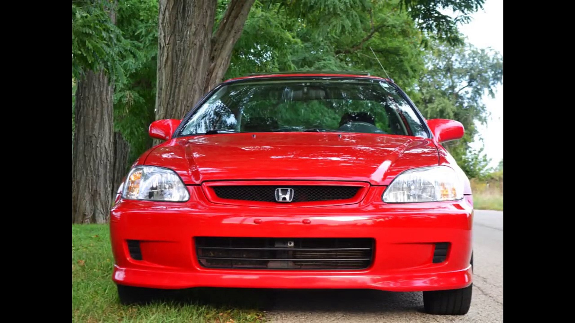 2000 Honda Civic Ex Red