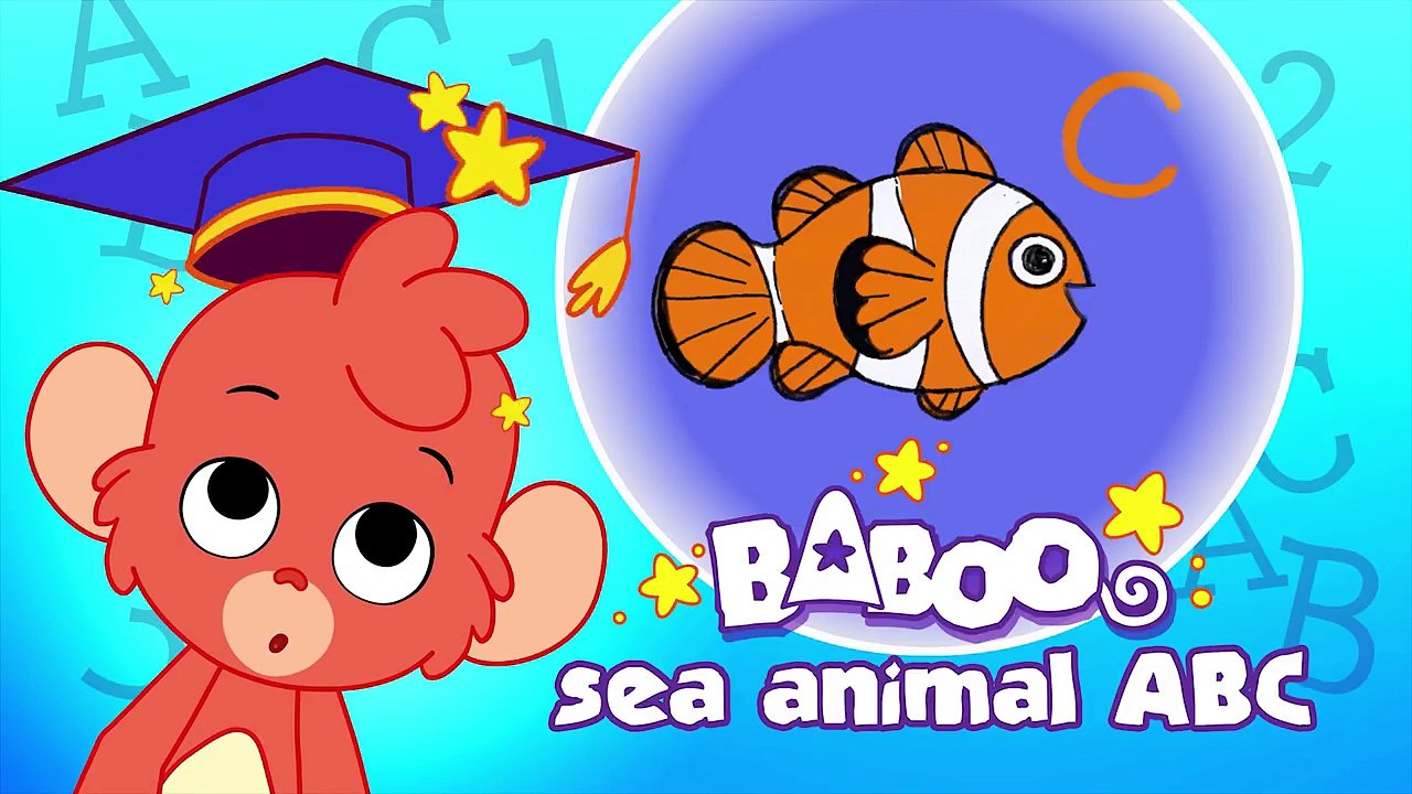 Animal ABC | learn the alphabet with 26 cartoon Ocean Animals | ABCD ...