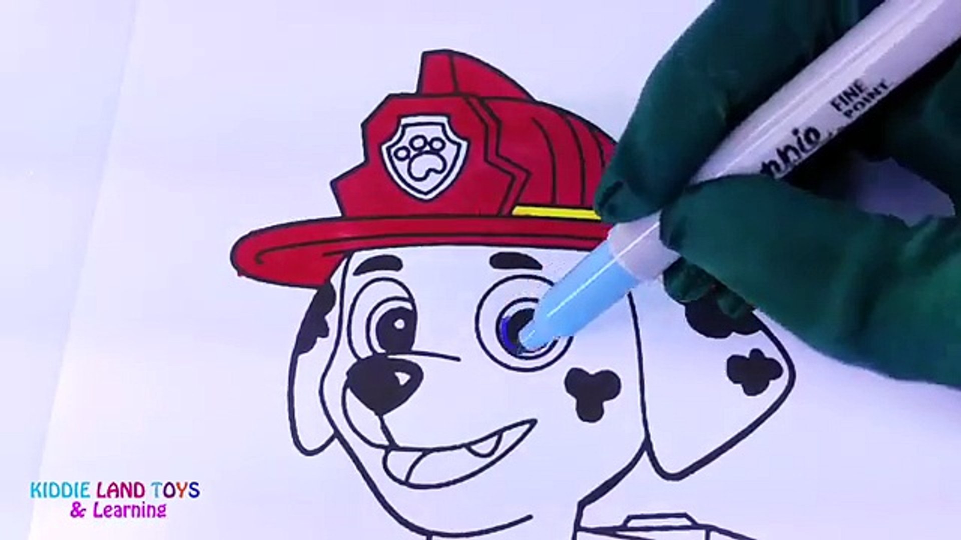 Marshall Coloring Paw Patrol