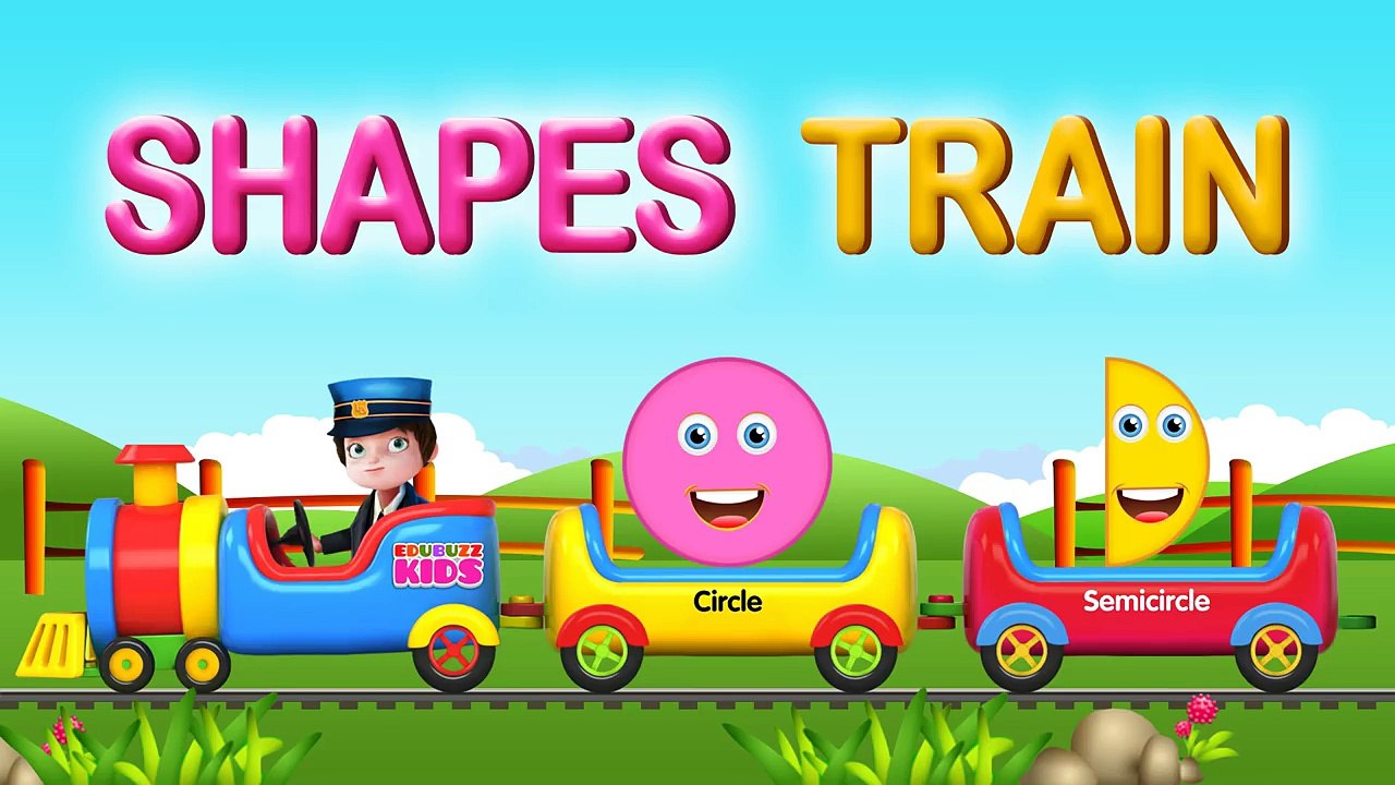 Shapes Train | Shapes for Children | 2d Shapes | Shapes Song - video ...
