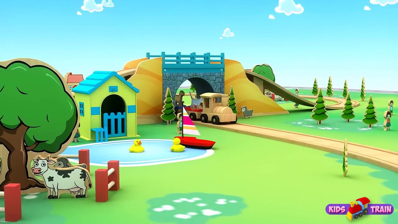 Domestic Animals train | Domestic Animals for kids | Train for kids ...