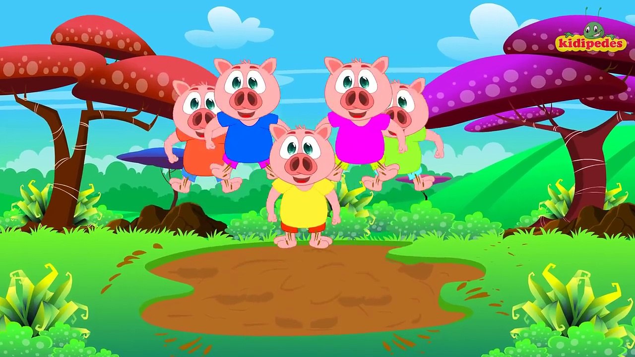 Five Little Piggies - Children Nursery Rhymes I Kidipedes Rhyme I Baby ...