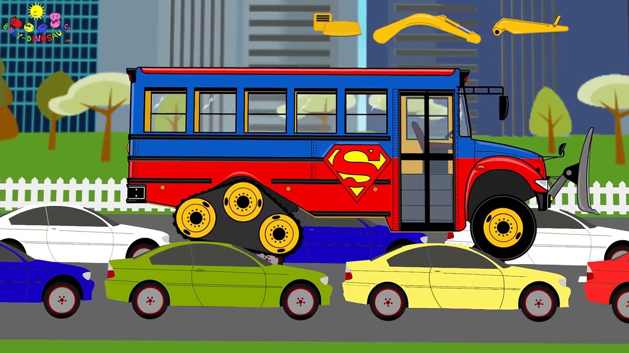 Superman Bus Truck Super Bus | Toy Fory | Fabryka Zabawek Autobus ...