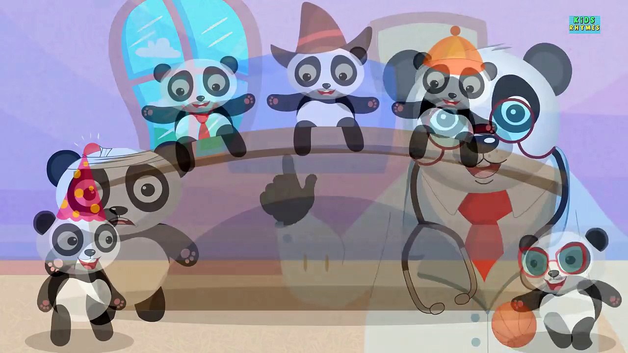 Five little Pandas | Nursery Rhymes for Childrens - video Dailymotion