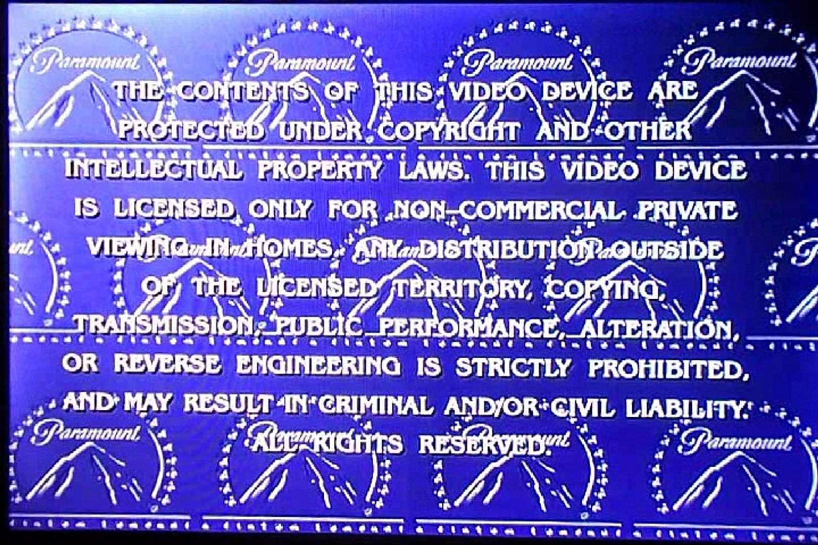 Paramount Dvd Reversed Paramount Dvd Reversed
