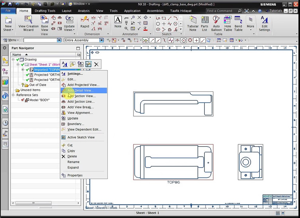 NX 2D Drafting : Create and edit detail views - video Dailymotion