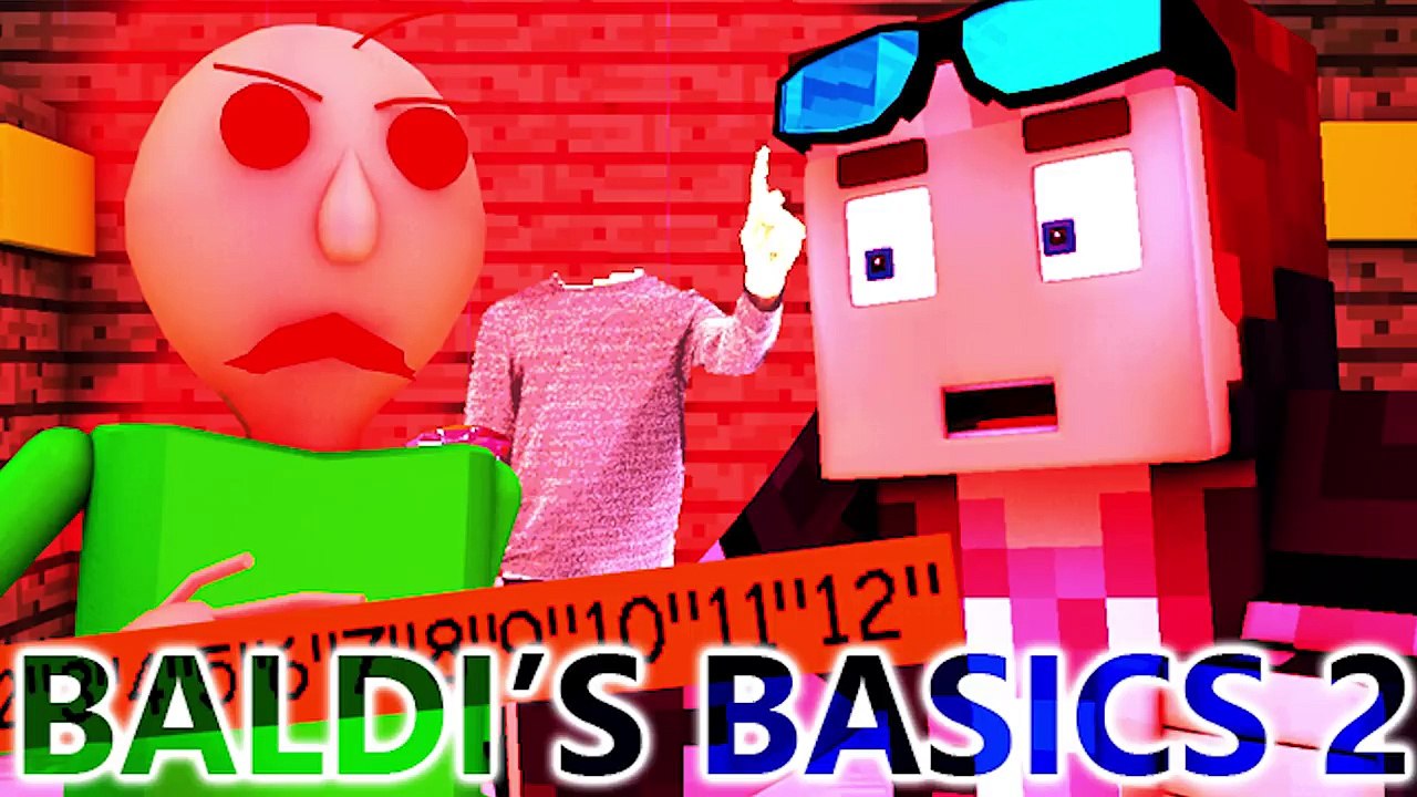 BALDI'S BASICS IN MINECRAFT 2! (Official) Baldi Minecraft Animation ...
