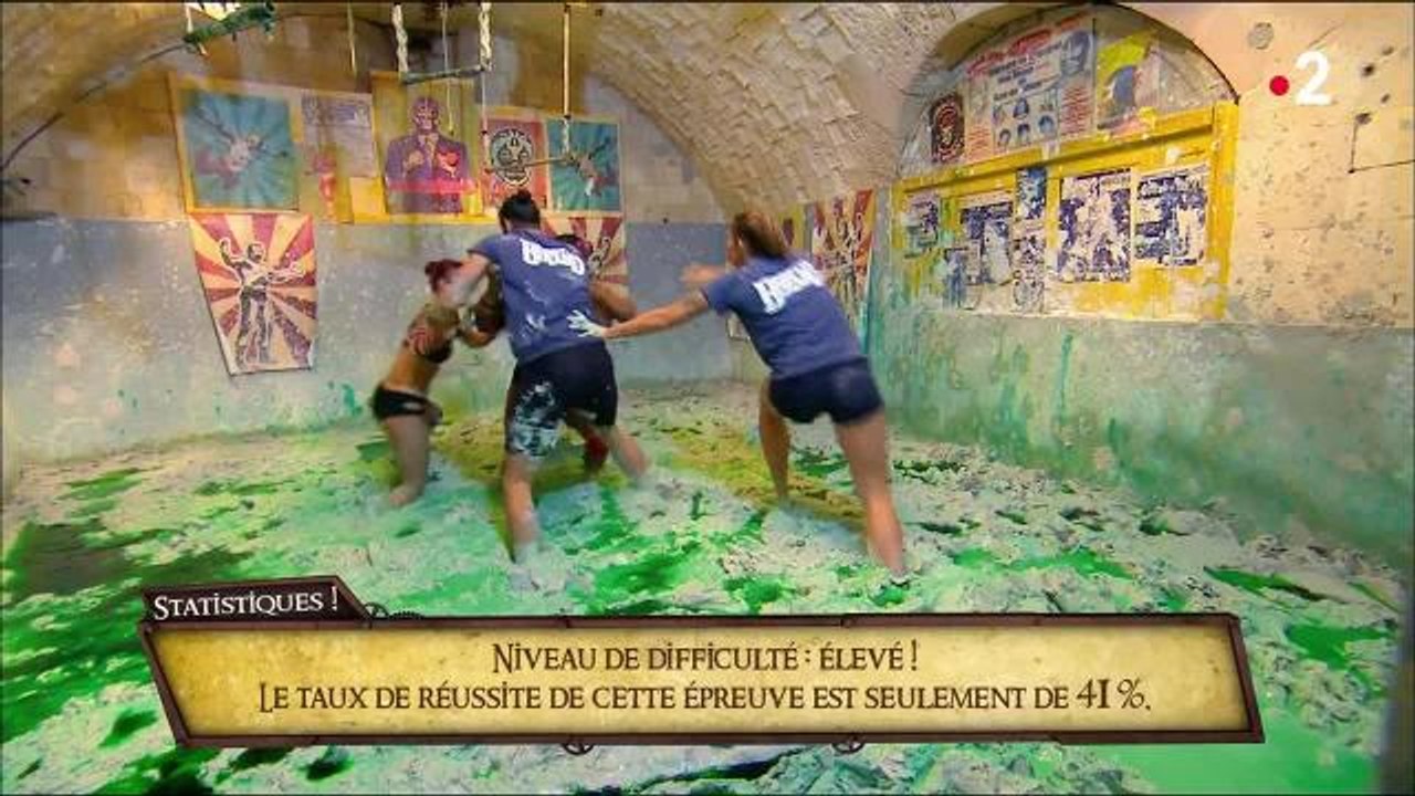Fort Boyard : Les Manaudou terrassent Lady et Mister Boo - Vidéo ...
