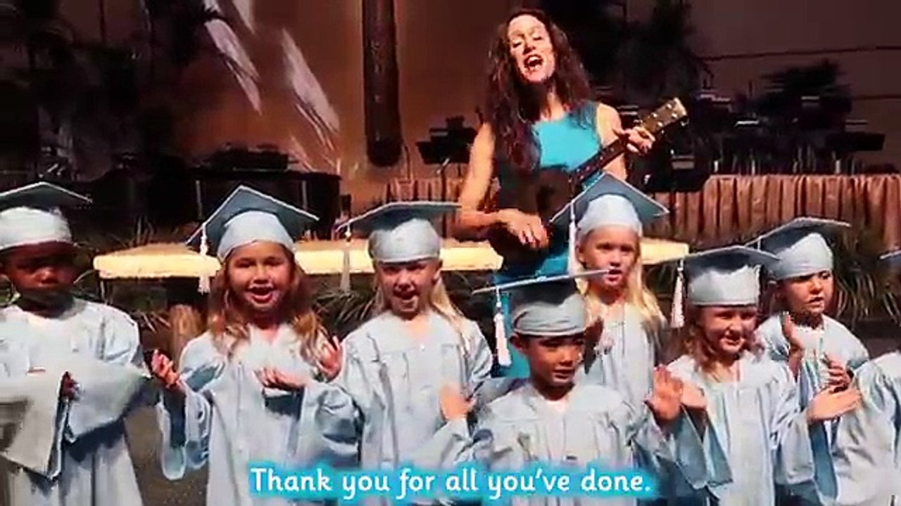 Graduation Song for Preschool, Thank you song for Kindergarten with ...
