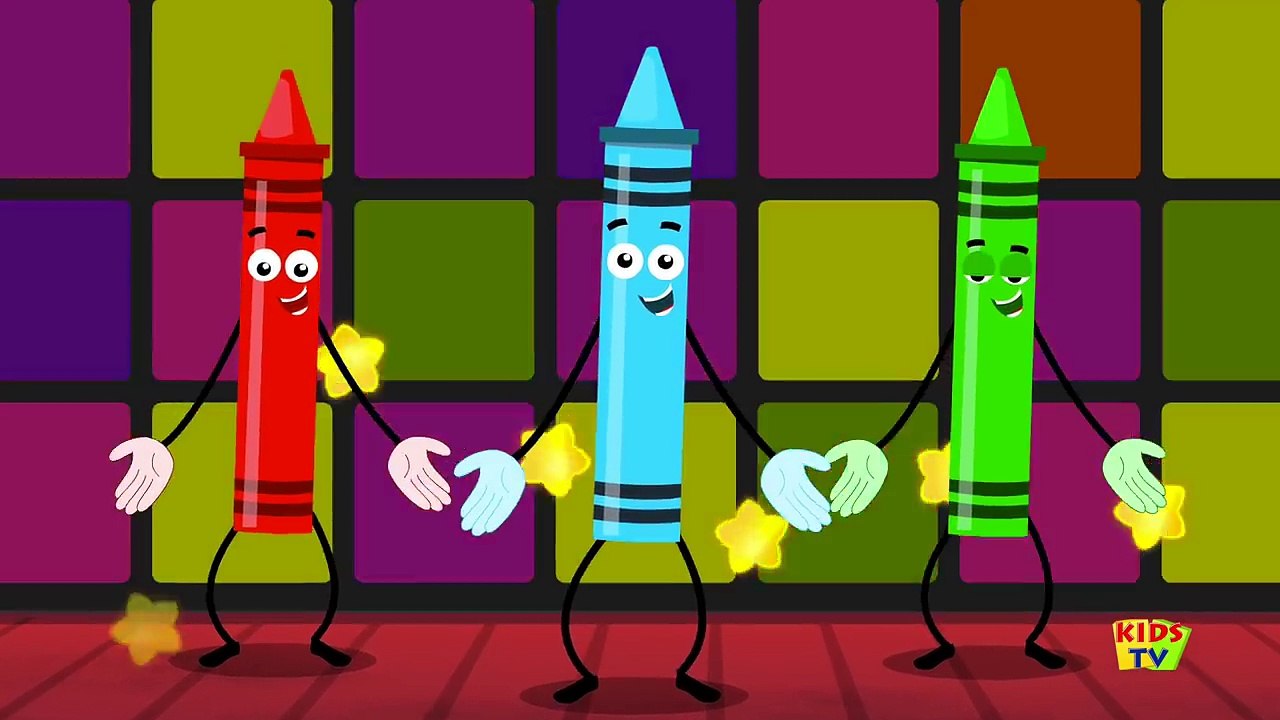 Hokey Pokey | Learn Colors | Crayons Color Song | Nursery Rhymes Songs ...