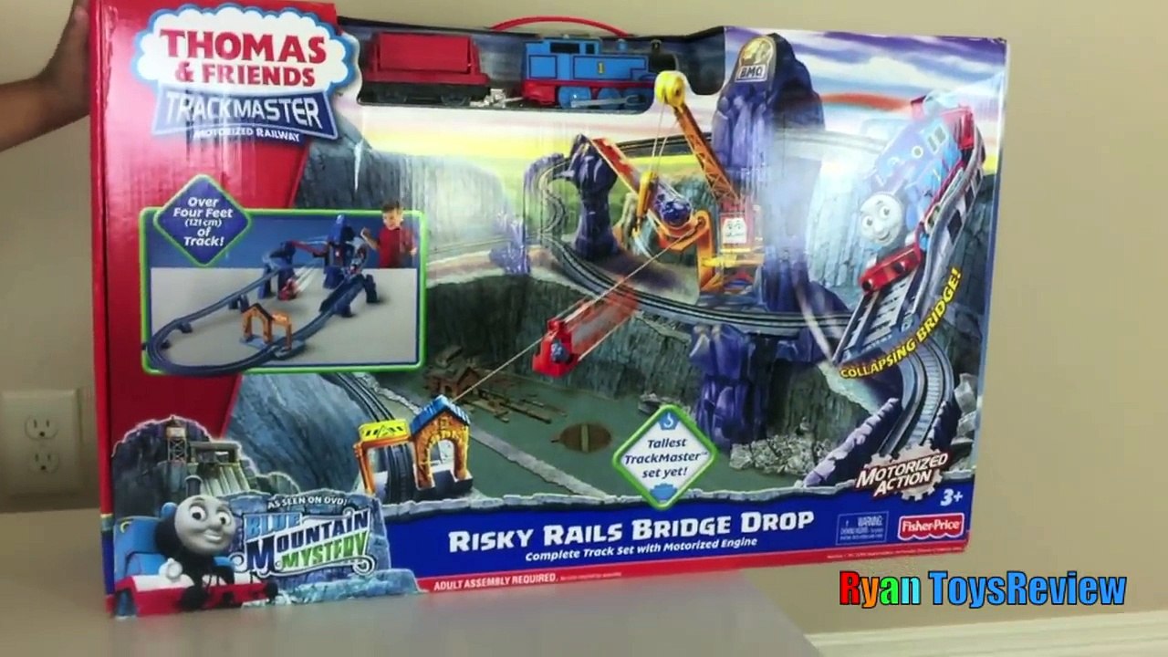 Thomas and Friends Toy Trains for kids TrackMaster Risky Rails Bridge ...