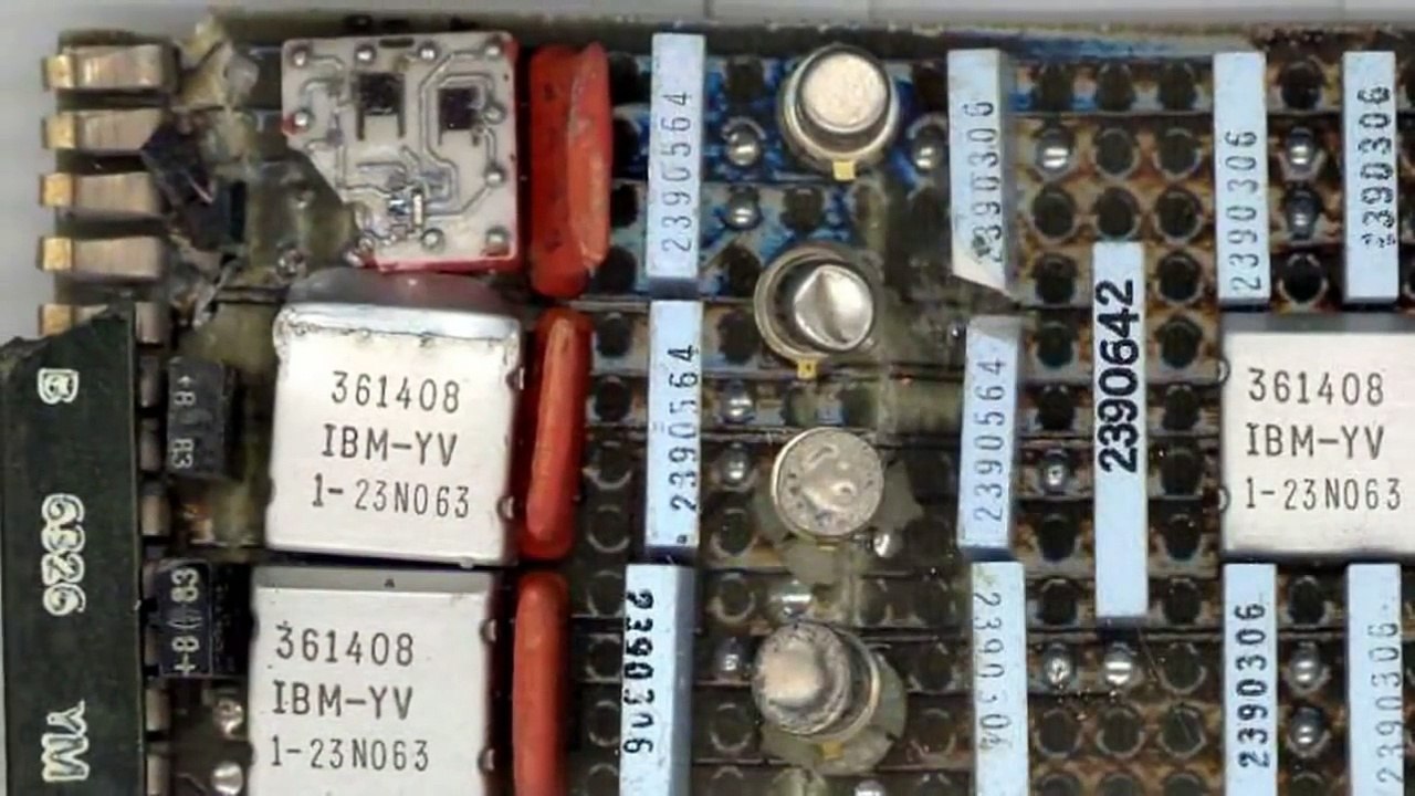 IBM System/360 : Solid Logic Technology (SLT) modules. - video Dailymotion