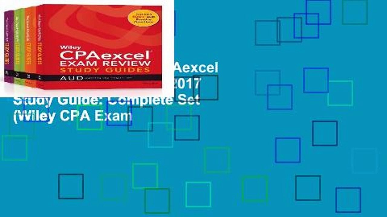 Favorit Book Wiley CPAexcel Exam Review January 2017 Study Guide ...