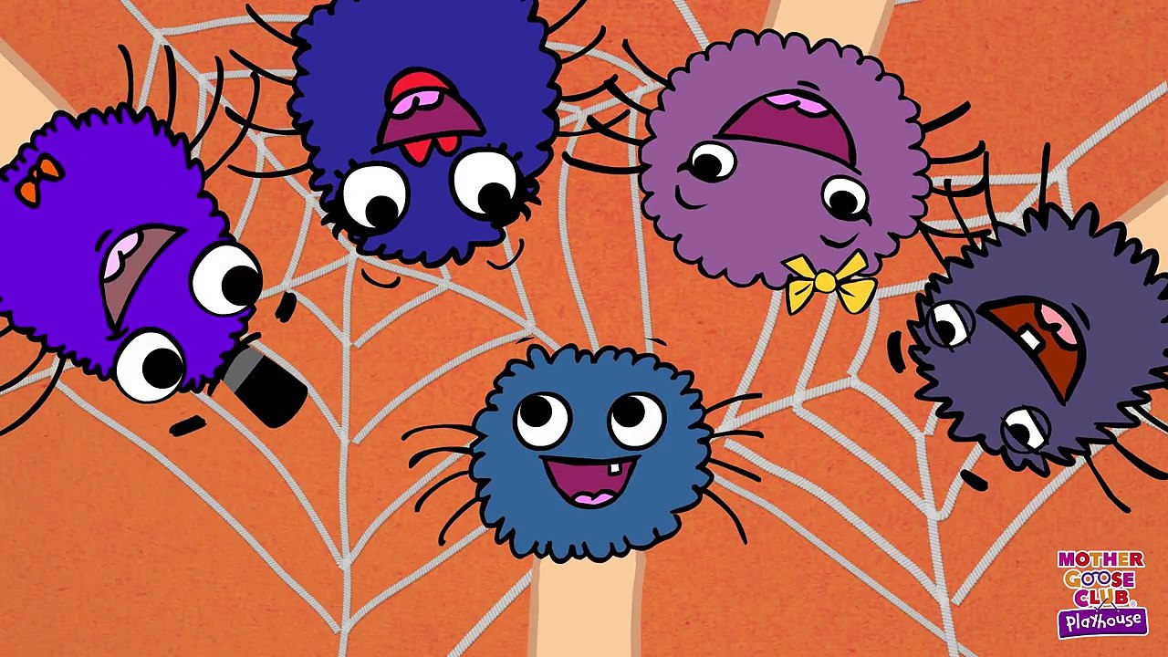 FINGER FAMILY | Spooky Spiders | NEW VIDEO | Mother Goose Club Finger ...