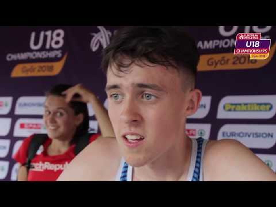 Kane Elliott after the heats in the 1500m - video Dailymotion