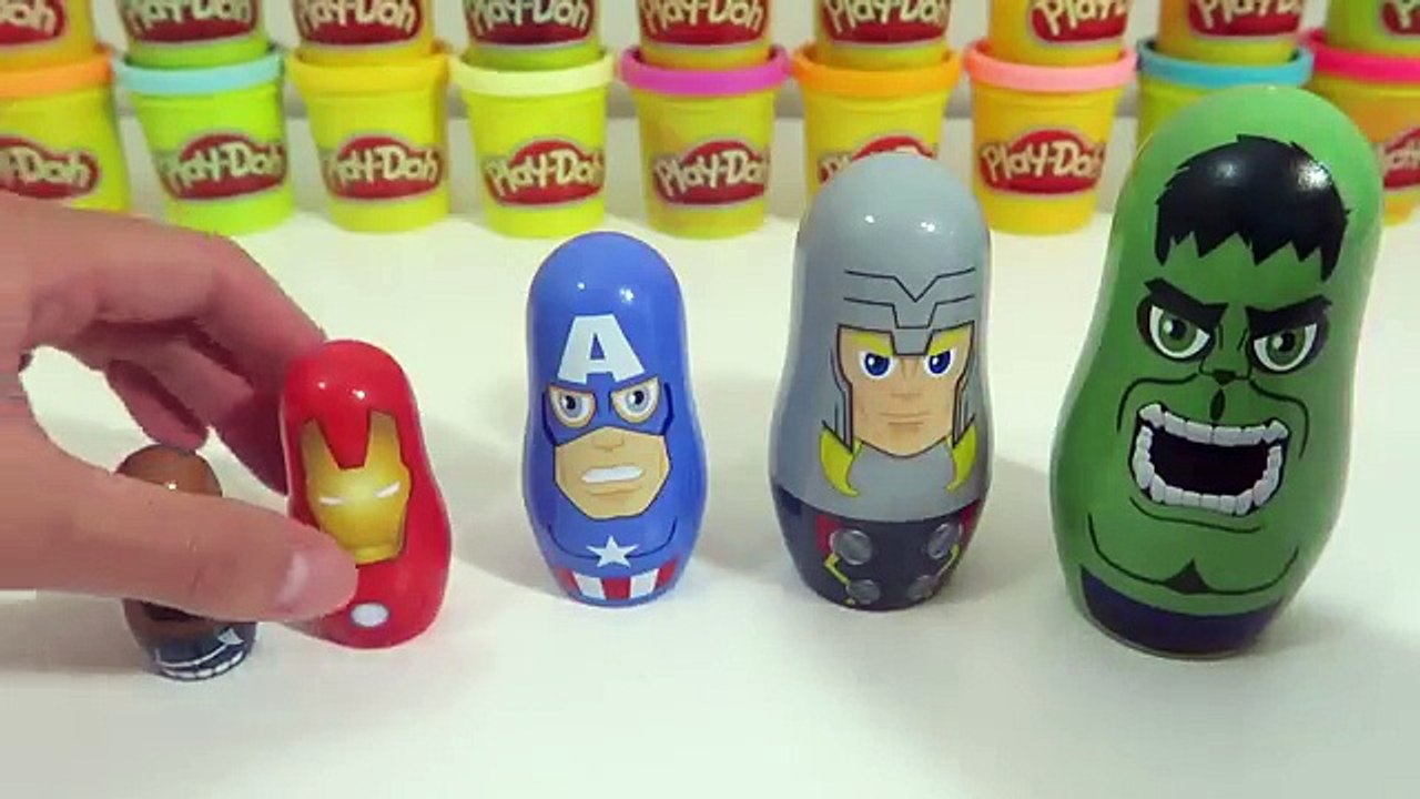 Marvel Avengers Stacking Cups Nesting Surprise Toys! - video Dailymotion