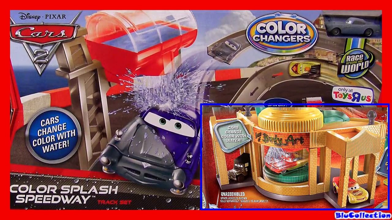 Color Changers Splash Speedway Track Playset CARS2 Disney Pixar by ...